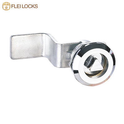 Zinc Alloy Triangle Lock And Key , Cabinet Cam Locks Rohs Certification