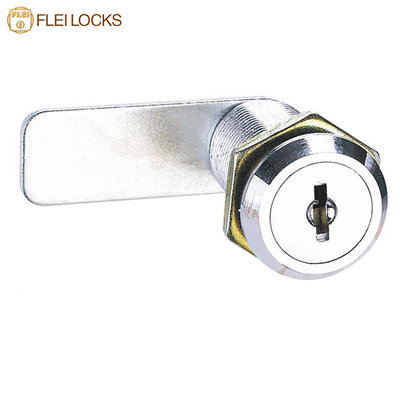 Zinc Alloy Cabinet Box Quarter Turn Cam Lock With Chrome Plating Surface Treatment