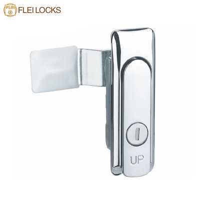 Zinc Alloy Chrome Plated Swing Handle Lock Customized Size With Key