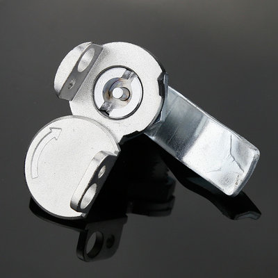 Cabinet And Door Padlockable Cam Lock , Cam Locks Keyed Alike With Dust Cover