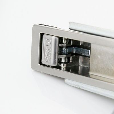 Easy Use Electrical Panel Lock , Button Swing Latch Lock Color Matt Zinc Alloy Material