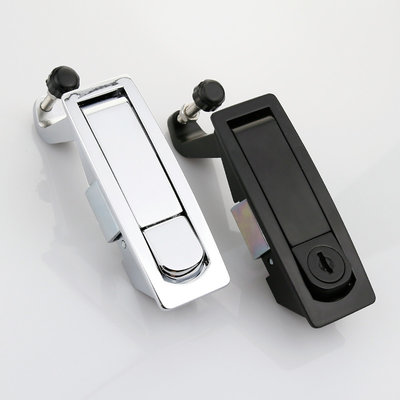 Zinc Alloy Electrical Panel Door Lock , Electric Cabinet Push Button Lock