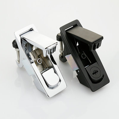 Zinc Alloy Electrical Panel Door Lock , Electric Cabinet Push Button Lock